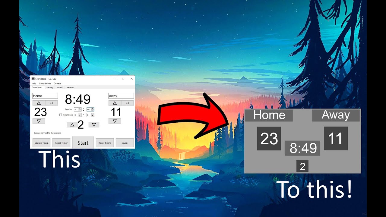 How to use scoreboard+ for local sporting events - YouTube