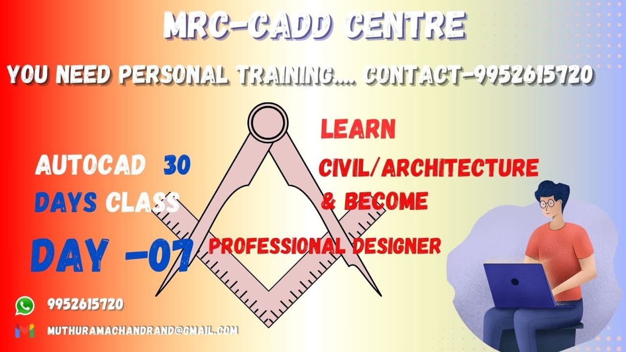AUTOCAD CLASS FOR BEGINNERS-DAY 07 - YouTube