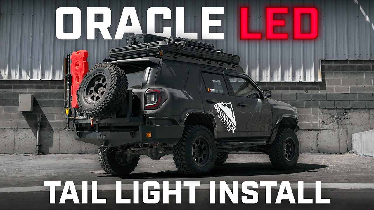 4runner Tail Light Flush Mount Lamin X Smoked Tail Light Kit For