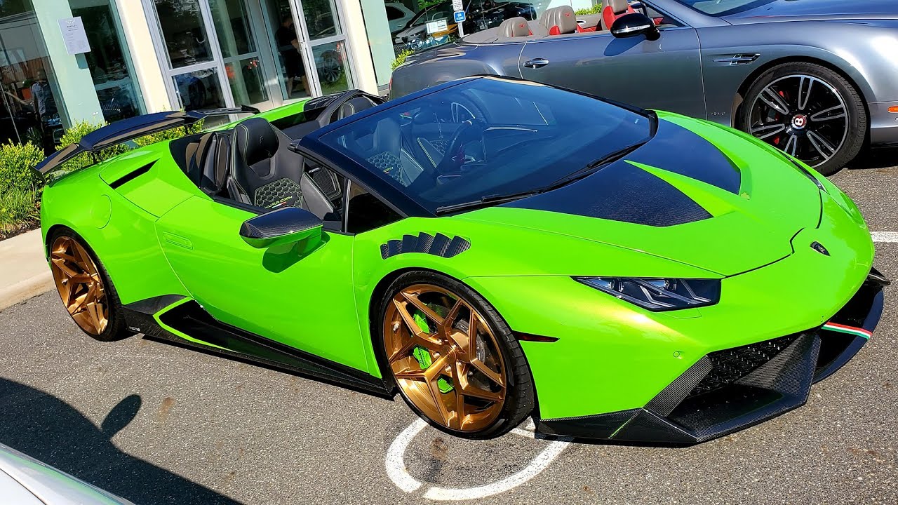 Verde Mantis Lamborghini Huracan Spyder !!! - YouTube