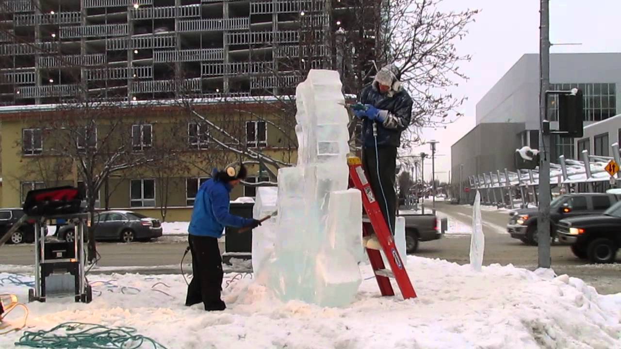 Ice Sculpture Competition, Anchorage, Alaska - YouTube