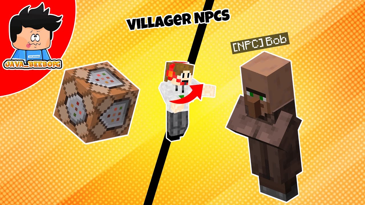I Made CUSTOM VILLAGER NPCS in Minecraft: Java Edition! - YouTube