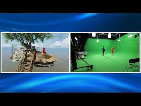 Green Screen Virtual Production - demo reel