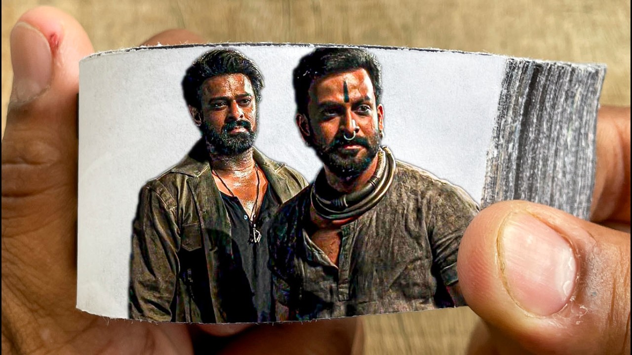 Salaar Movie Flipbook #9 | Prabhas Varadha Rajamannaar Meets Deva Flip ...