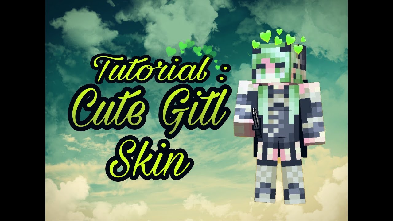 Pg3d Tutorial : Cute Girl Skin | Ninah ҈ - YouTube