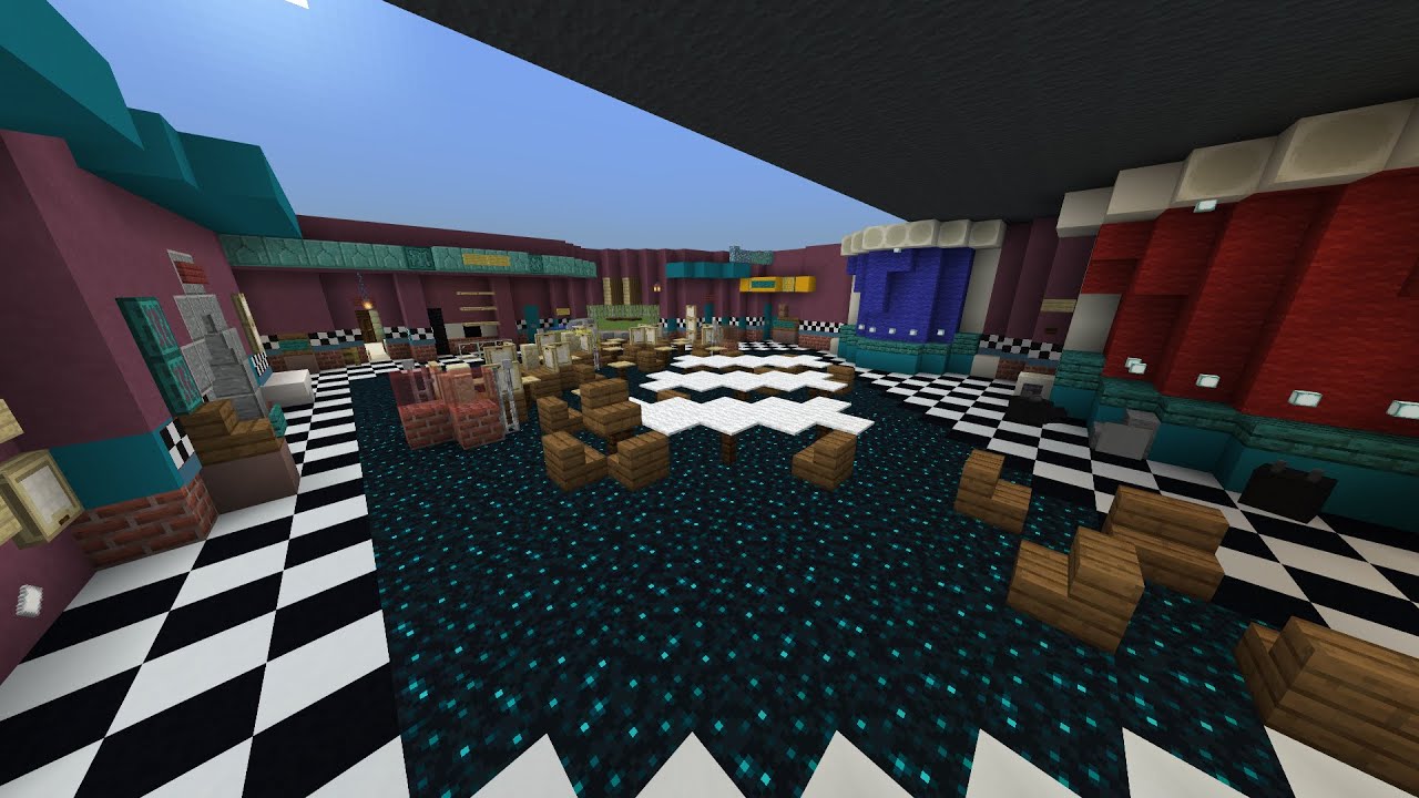 building the FNaF MOVIE in Minecraft - YouTube