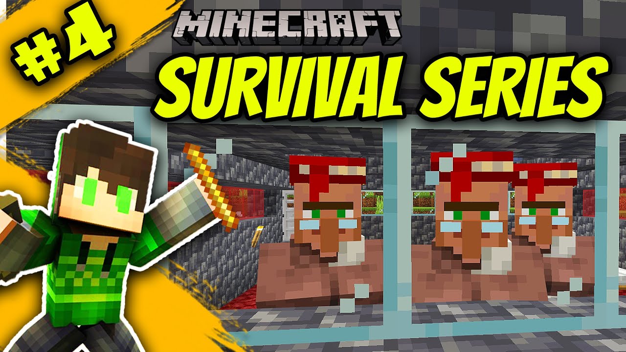 curing Zombie villager | Minecraft PE 1.20 Survival series ep 4 in ...