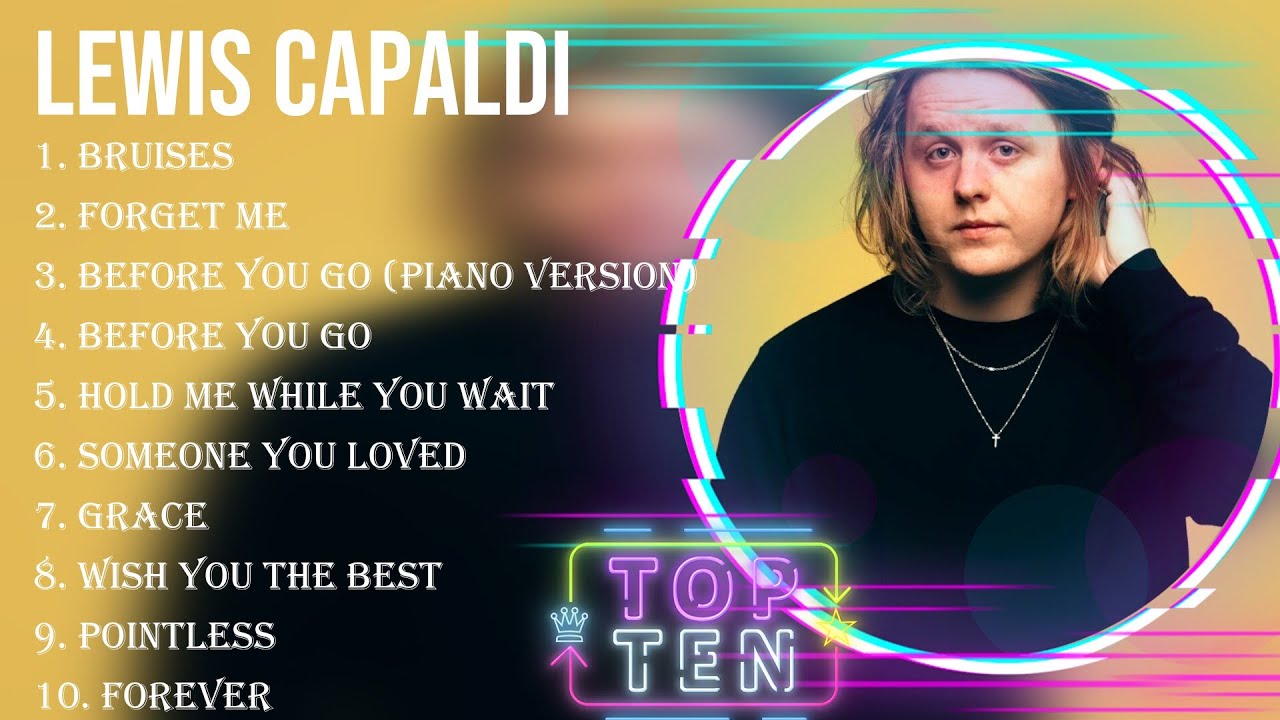 Best Songs of Lewis Capaldi full album 2024 ~ Top 10 songs - YouTube