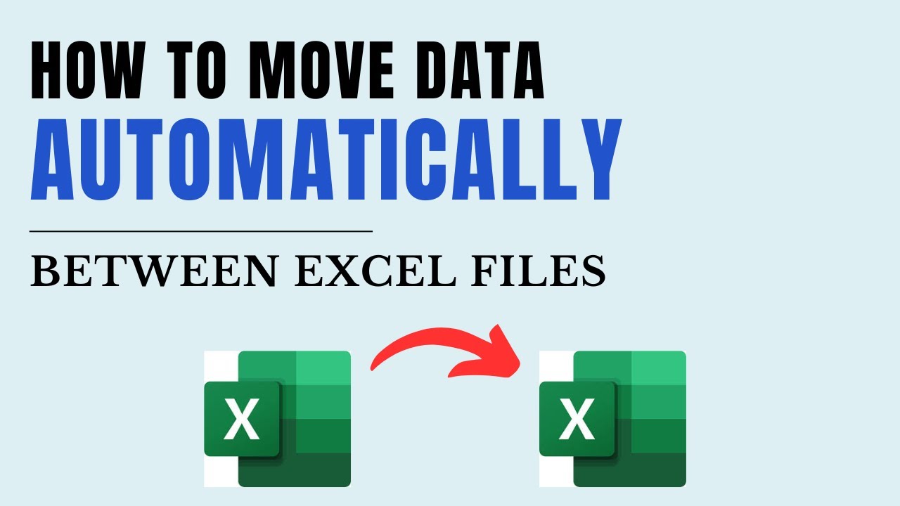 How To Move Data Automatically Between Excel Files Combine Multiple Sheets Using Power Query