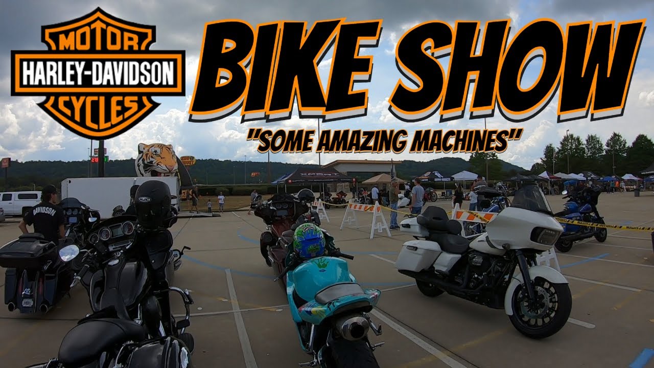Riding our Bikes to Harley Davidson Bike and Audio Show| IT RAINED😬 # ...