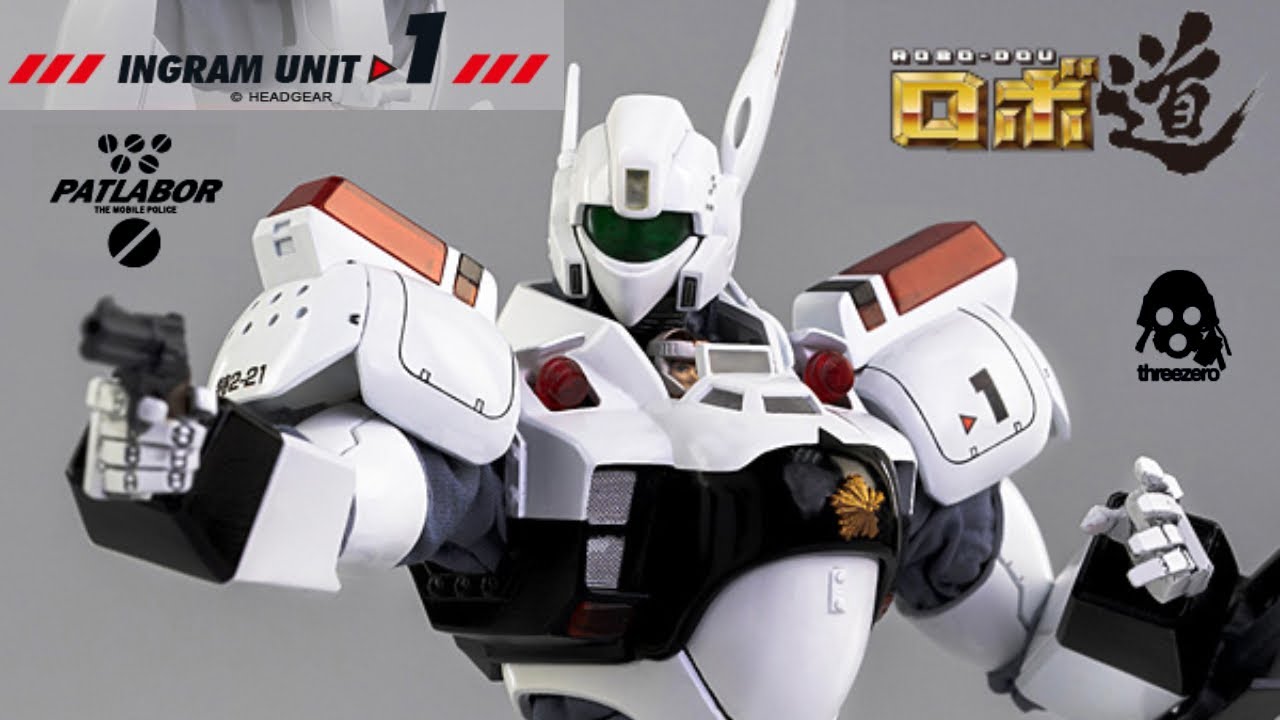 Threezero Patlabor Ingram Unit 1 robot action figure review - YouTube