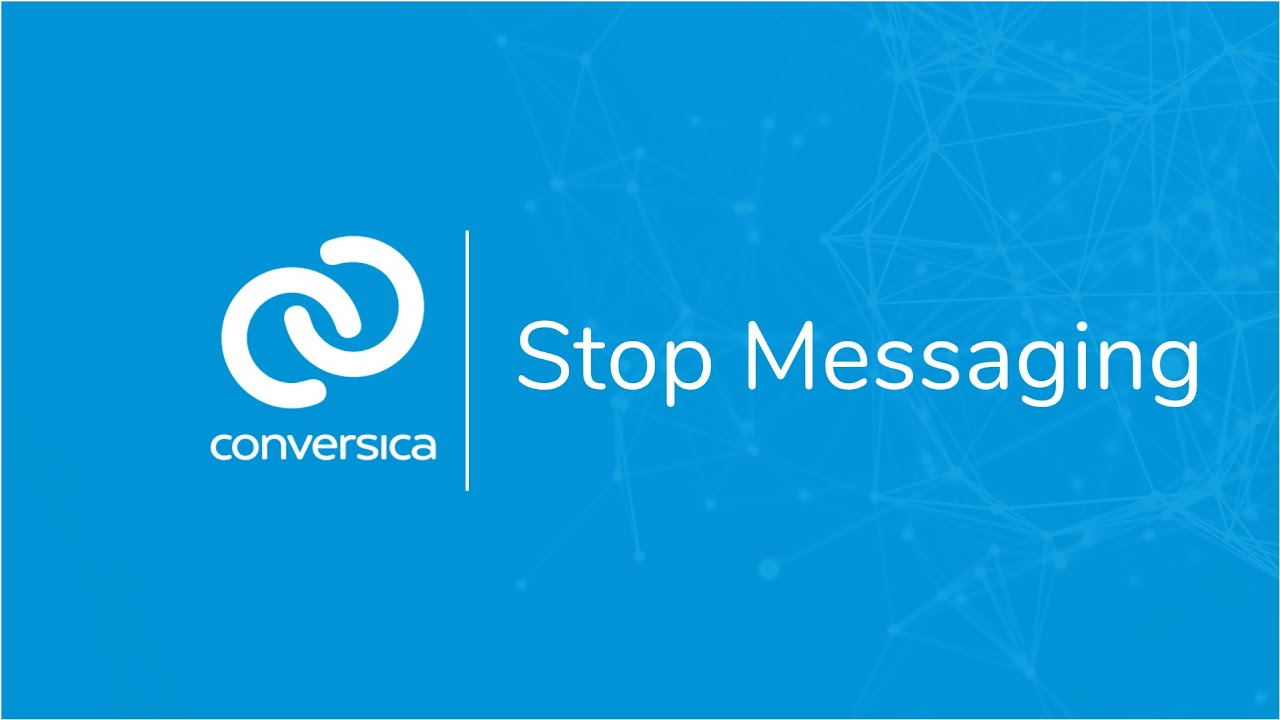 Stop Messaging How To Stop A Conversation For A Lead YouTube Stop Messaging How To Stop A Conversation For A Lead YouTube