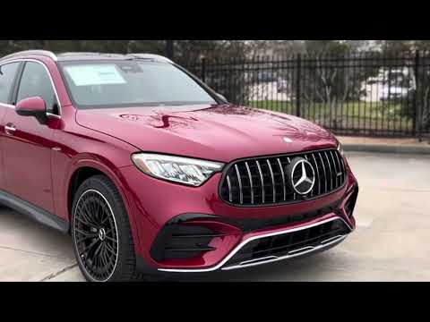 New Mercedes 2024 AMG GLC 43 SUV in Cardinal Red at Mercedes-Benz of ...