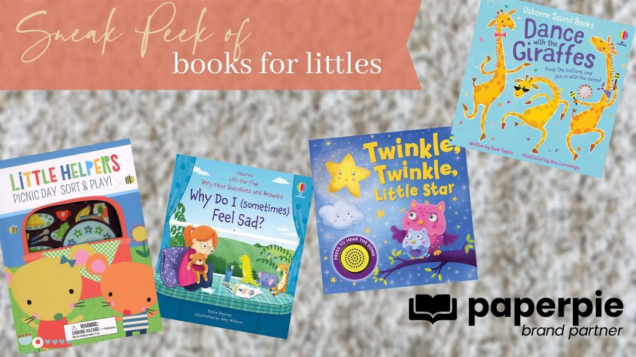 Sneak Peek of New Books for Littles from PaperPie (formerly Usborne ...