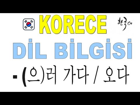 Korece Dil Bilgisi ~ - (으)러 가다 /오다