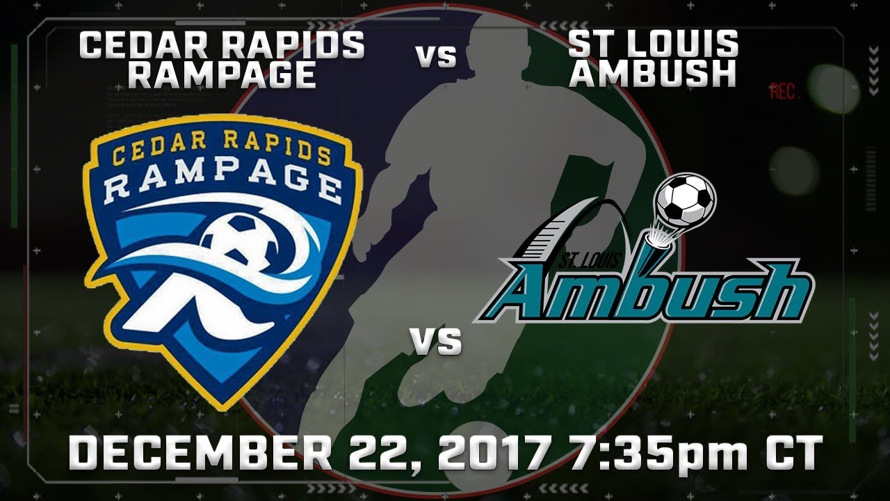 Cedar Rapids Rampage vs St Louis Ambush - YouTube