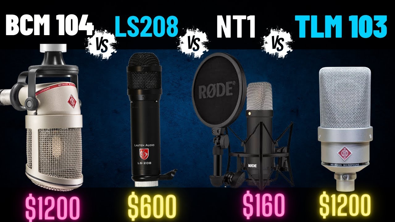 Rode NT1 Vs Expensive Microphones | Rode NT1 Vs Neumann VS Lauten - YouTube