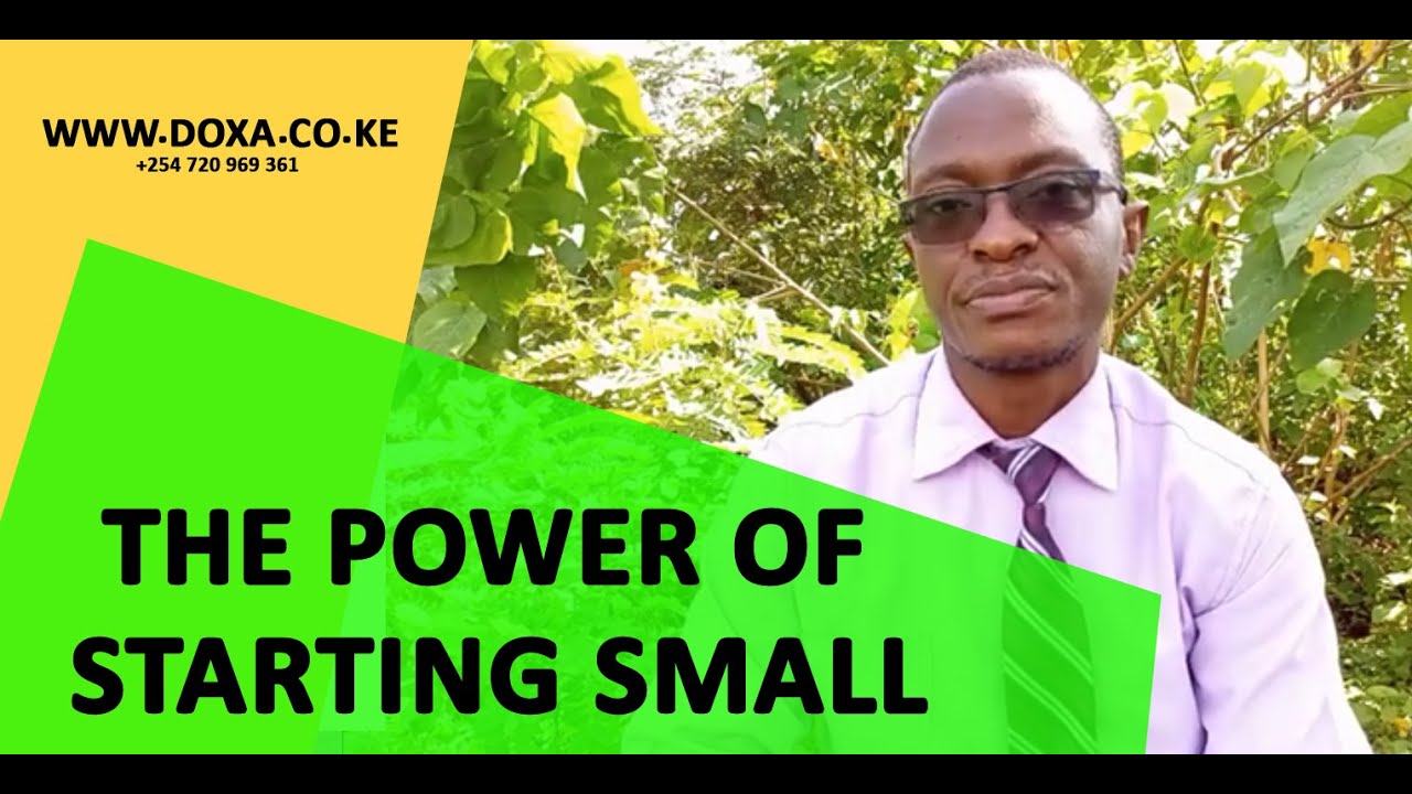 The Power of Starting Small | Be Patient to Start Small Think Big | All ...