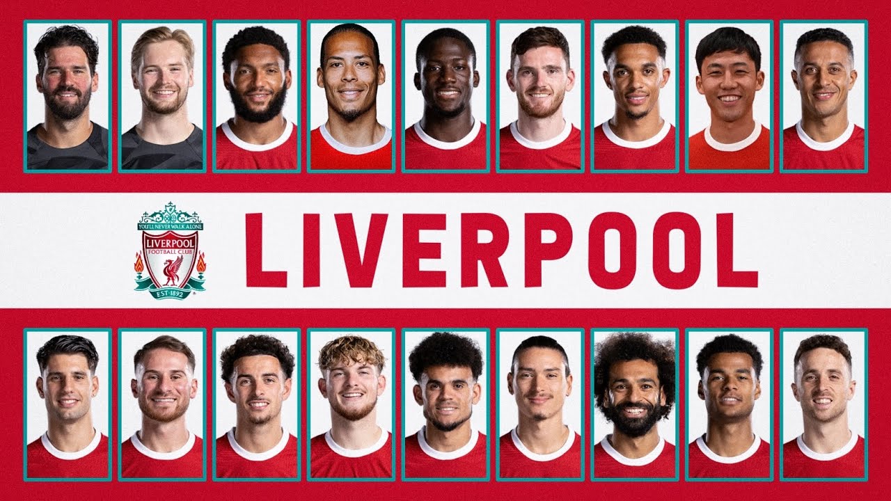 LIVERPOOL | Squad List (2023-2024) ft. Wataru Endo, Dominik Szoboszlai ...