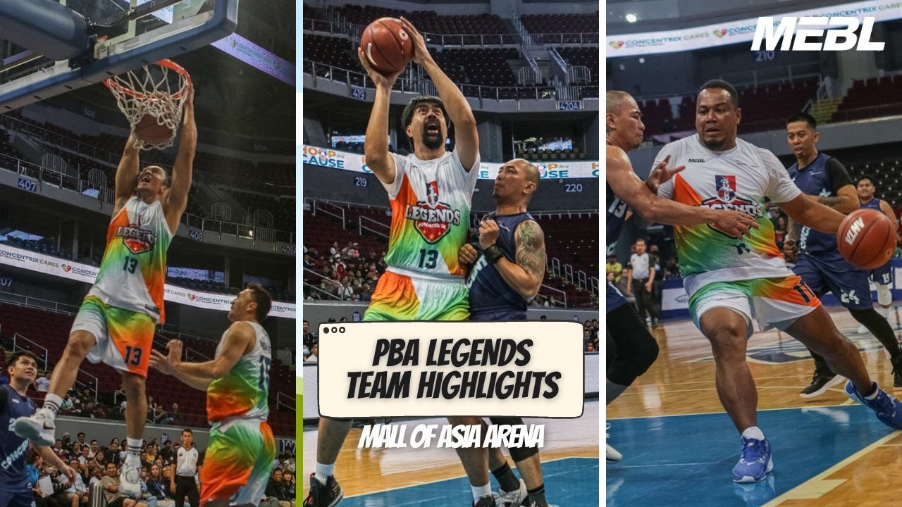 PBA LEGENDS MOA ARENA TEAM HIGHLIGHTS - YouTube