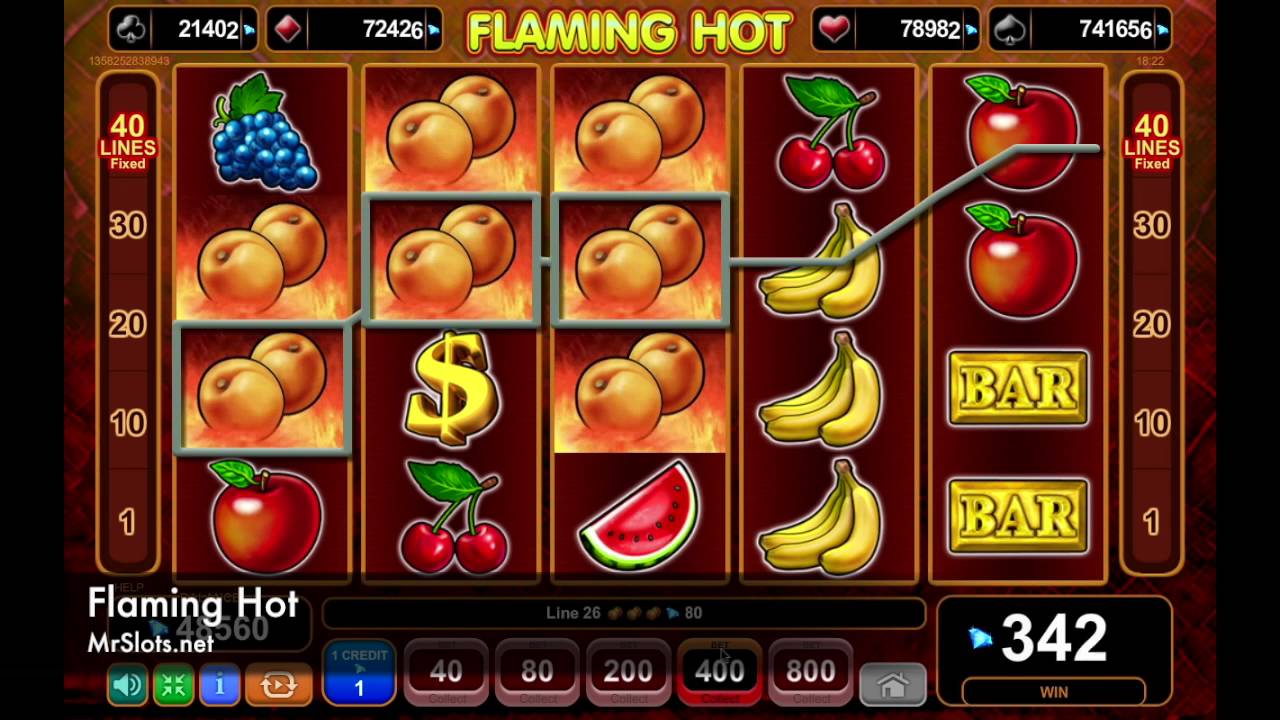 Flaming Hot - Fruits and flames and substantial cash prizes are on the ...