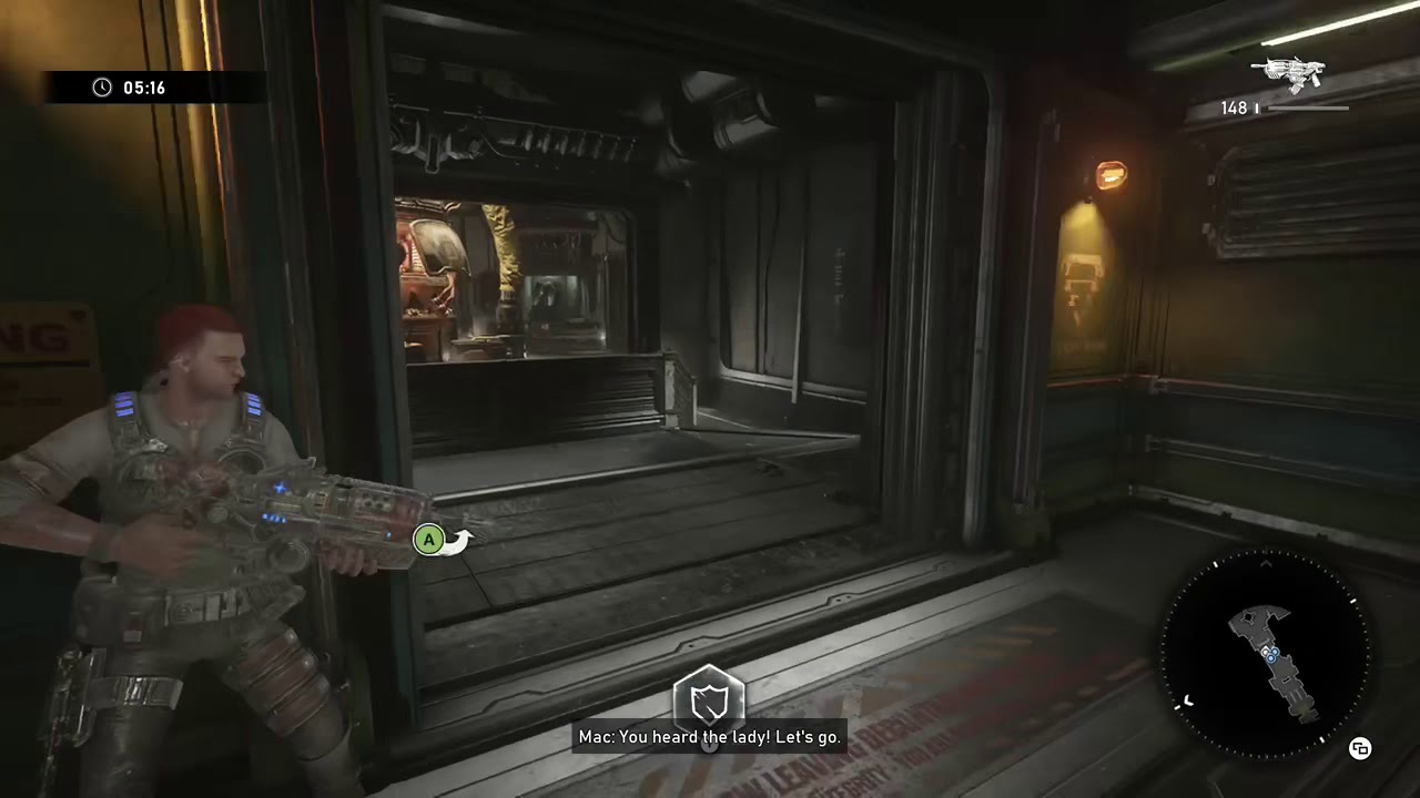 Gears 5 - Escape - Shock Blade Scion Finisher - YouTube