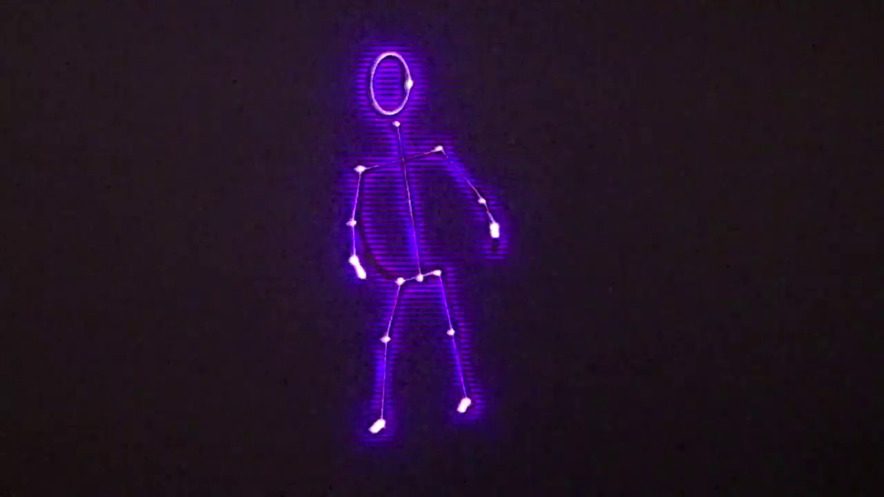 Laser Kinect - Stick Figure - YouTube