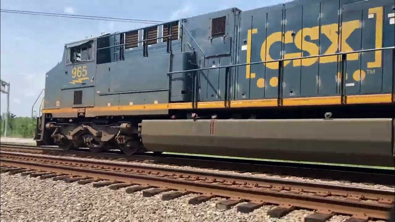 CSX M401 SB Manifest Train - YouTube