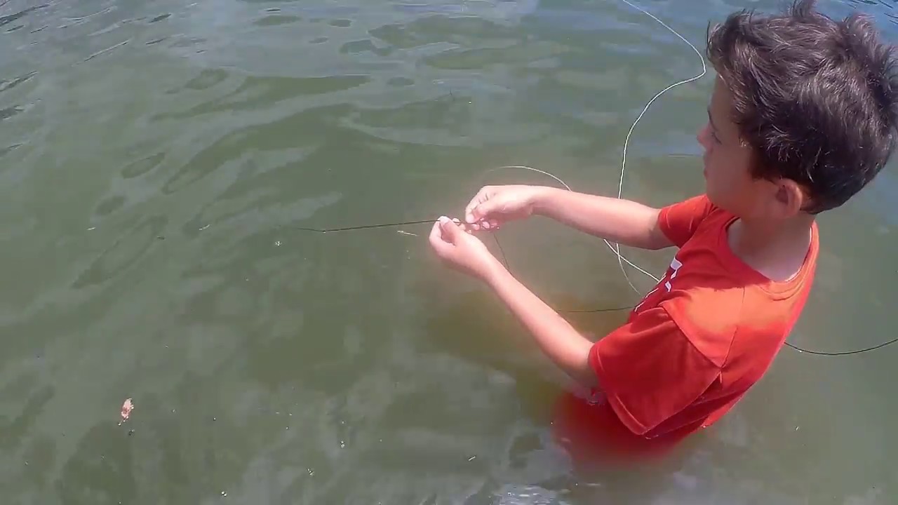 Hand Lining Crabs! - YouTube