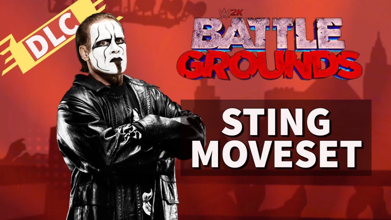 Sting Moveset - WWE 2K Battlegrounds DLC - SCORPION DEATH DROP - YouTube