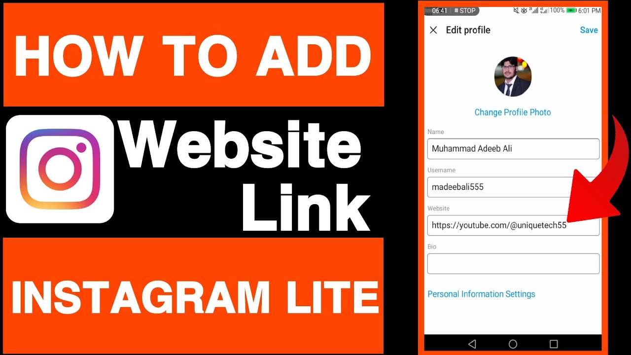 How To Add Website Link On Instagram Lite Instagram Lite Par Website How To Add Website Link On Instagram Lite Instagram Lite Par Website