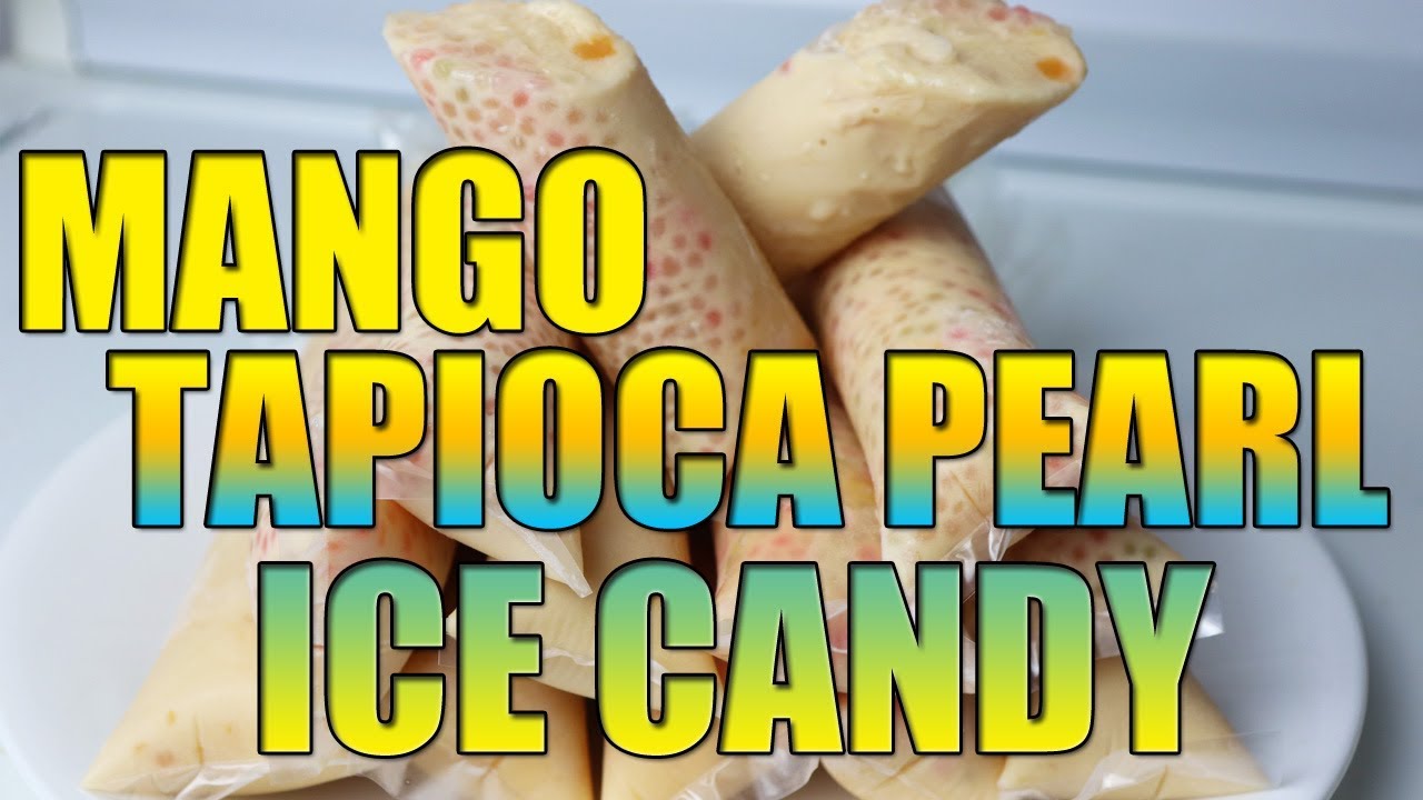 Mango tapioca pearl Ice candy - YouTube