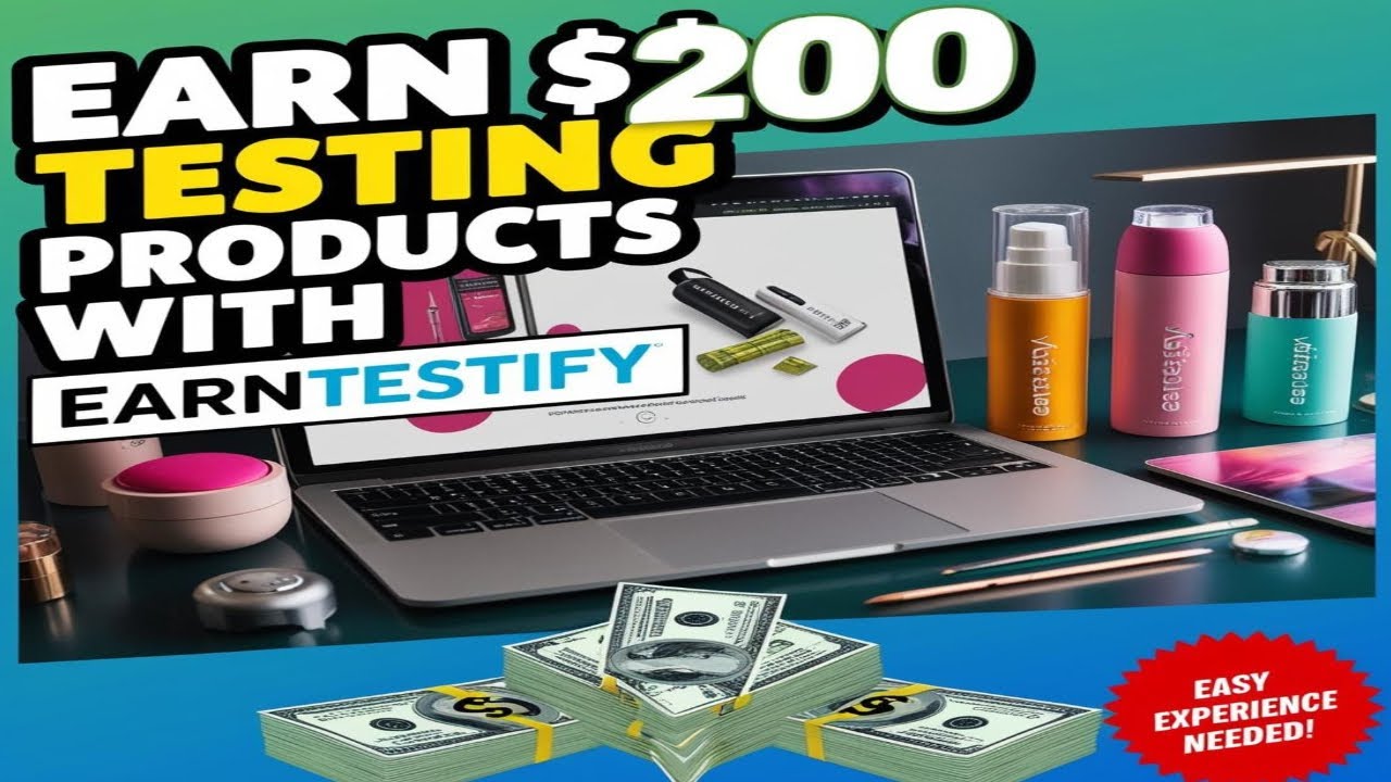 Earn $200 Testing Products with EarnTestify - YouTube