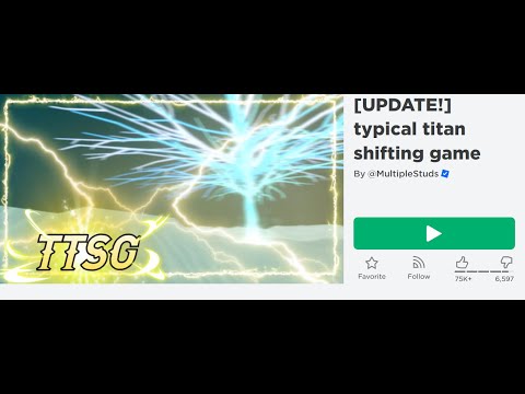 typical titan shifting game(roblox) when i am titan shifter - YouTube