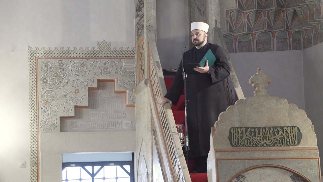 Hutba iz Gazi Husrev-begove džamije u Sarajevu: Hafiz Salih-ef ...