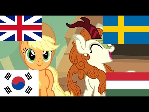 My little pony - Sounds of Silence multilanguage in 17 languages - YouTube