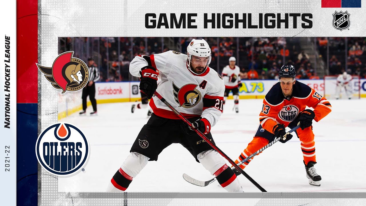Senators @ Oilers 1/15/22 | NHL Highlights - YouTube