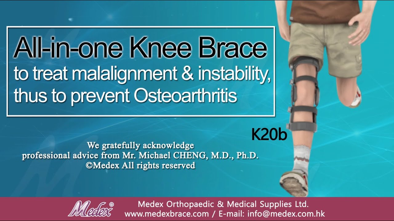 K20b - All-in-one knee brace to treat malalignment & instability, thus to prevent Osteoarthritis ...