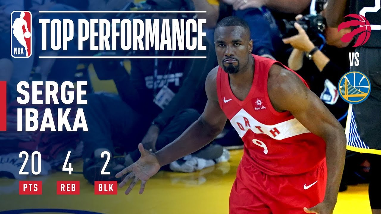 Serge Serge Ibaka Goes For 20 Points Off The Bench In Game 4 | 2019 NBA ...