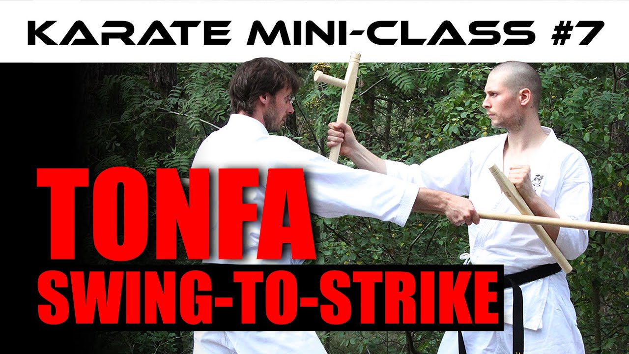 Karate Mini-Class 7: Swing-To-Strike Tonfa || AJ from The Digi Dojo ...