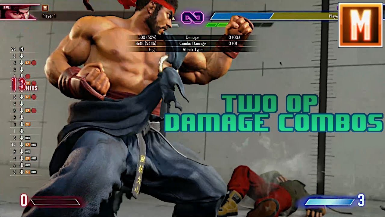 Street Fighter 6 Modern Ryu OP damage combos - YouTube