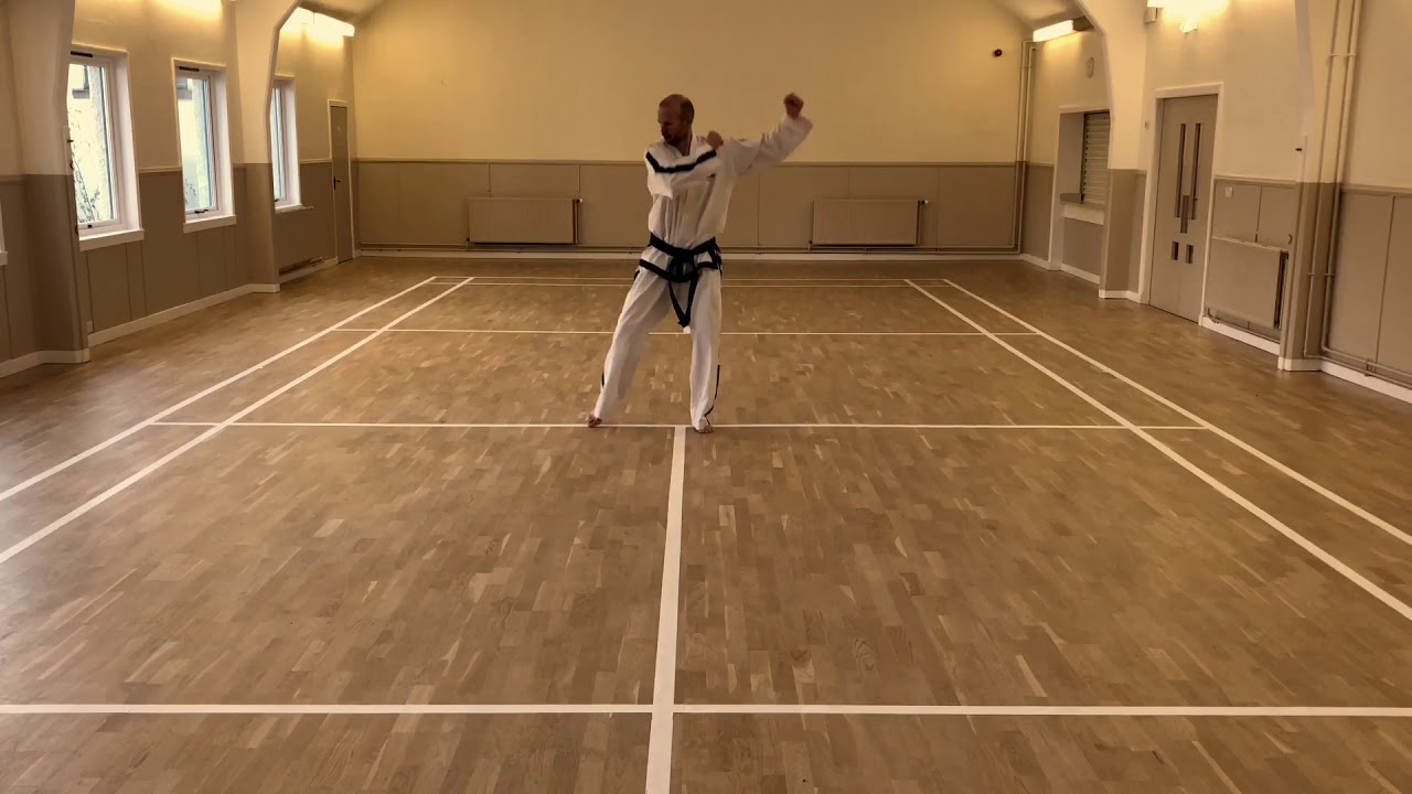 Toi Gye Tul | Front & Rear View | ITF Taewondo Pattern | Mark Harkess ...