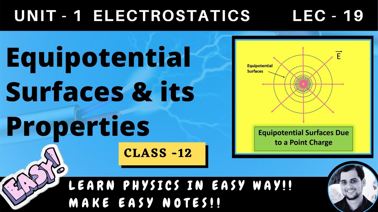 Lec19 equipotential surface | properties of equipotential surface ...