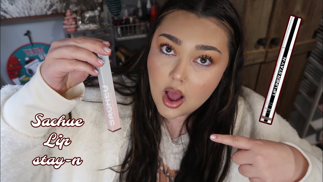 TATTOO LIP LINER!?! SACHUE LIP STAY-N REVIEW & WEAR TEST - YouTube