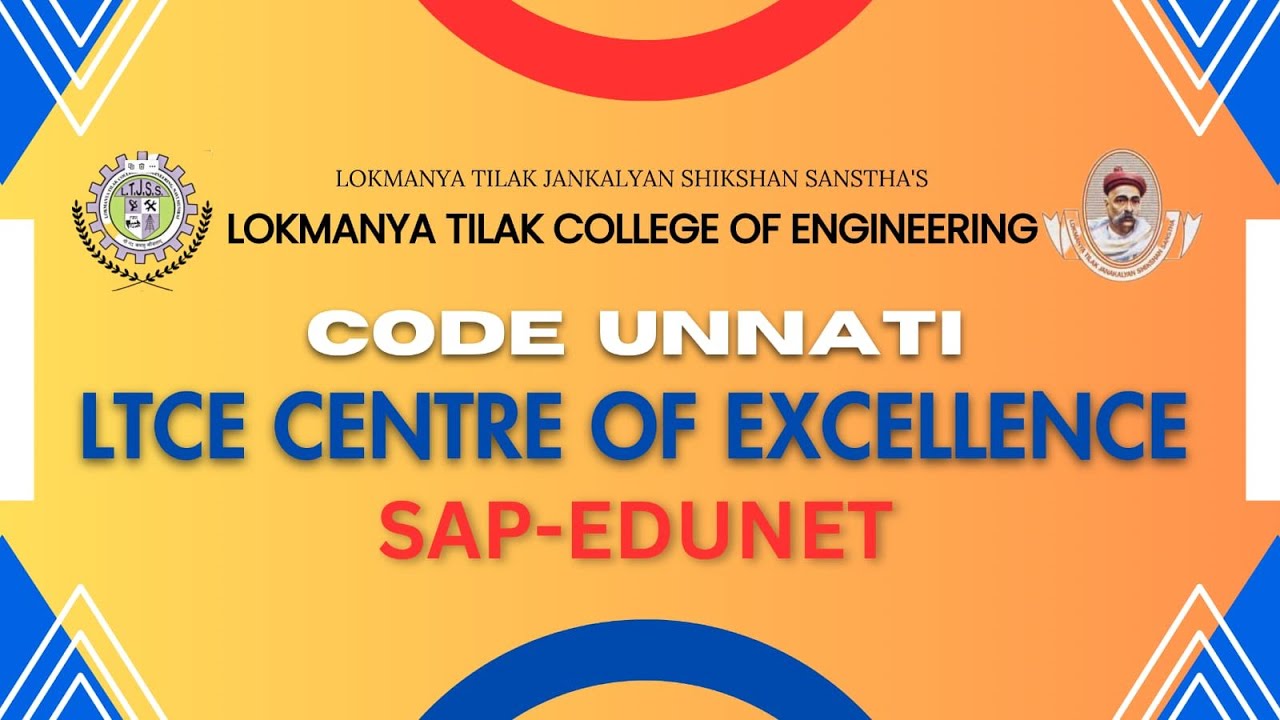 CODE-UNNATI LTCE Center of Excellence SAP-EDUNET - YouTube