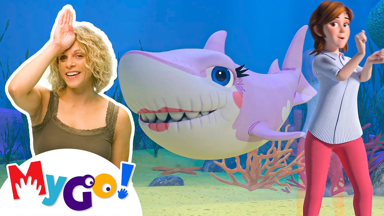 Baby Shark | MyGo! Sign Language For Kids | CoComelon - Nursery Rhymes ...