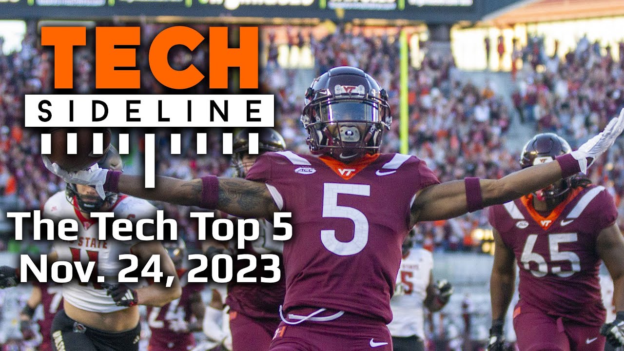 Virginia Tech Top Five Plays of the Week: Nov 24 2023 - YouTube