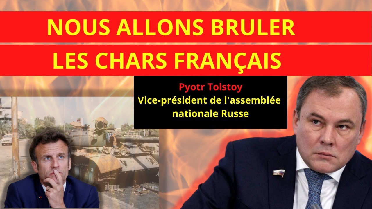 Pyotr Tolstoy Vice-président de l'assemblée nationale Russe : Nous ...
