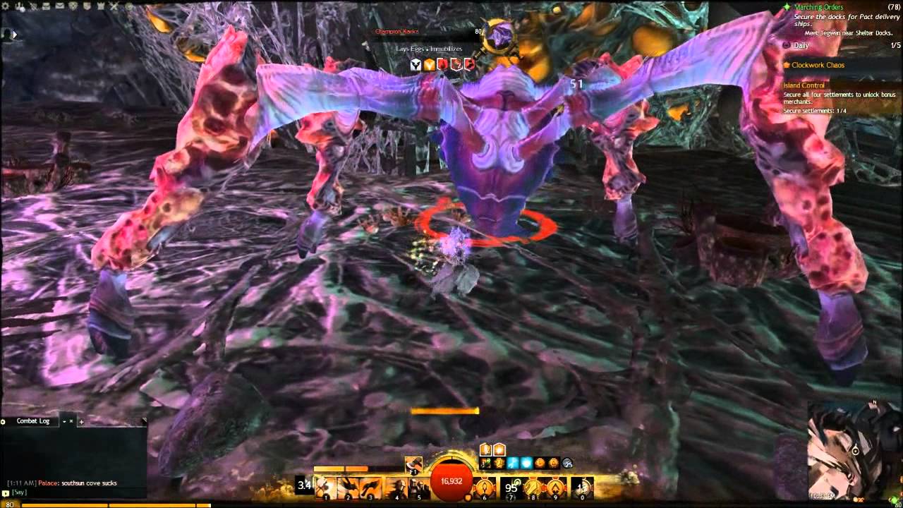 Guild Wars 2 - Champion Karka Solo - YouTube