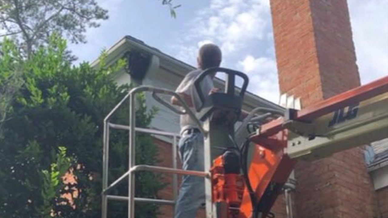 External bee hive removal and relocation. - YouTube